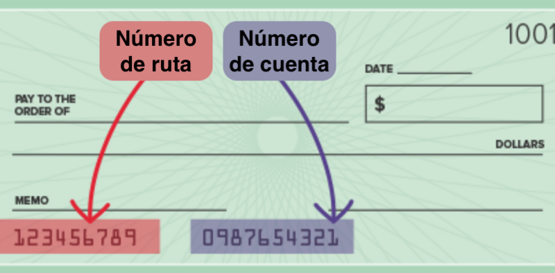 ¿Cómo encuentro mi Número de ruta y mi Número de cuenta? | OpenSports