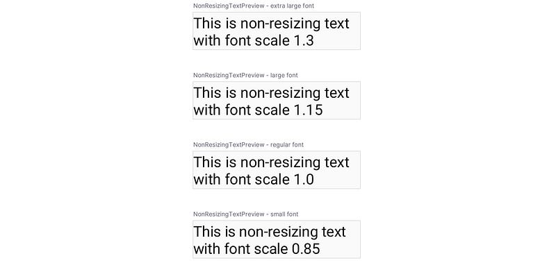 Preventing Font Scaling in Jetpack Compose