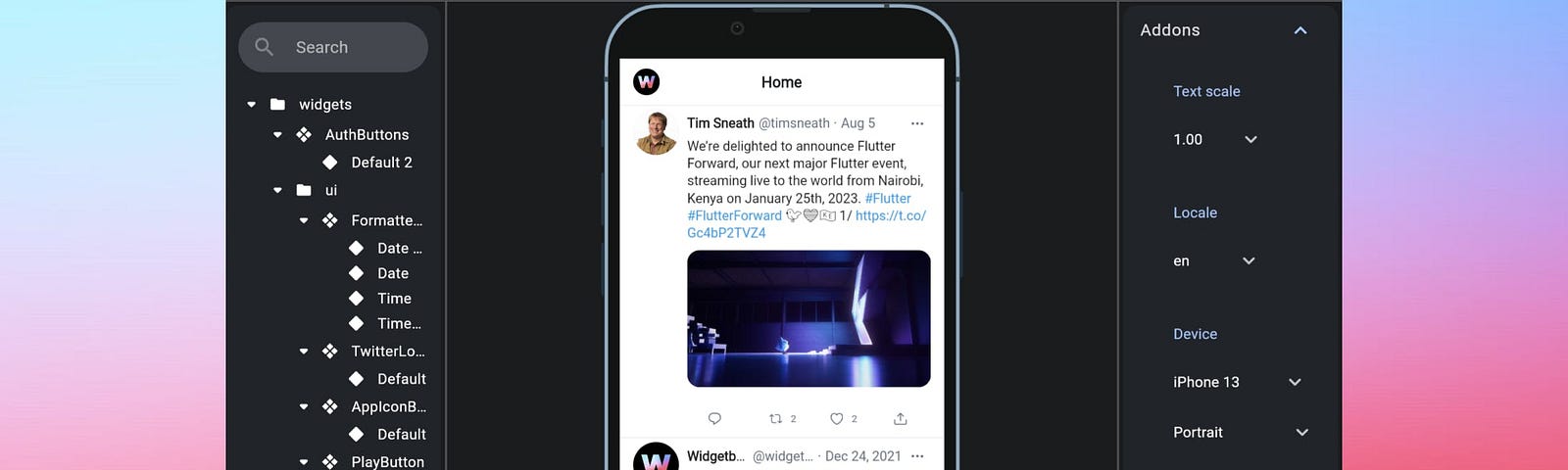 Widgetbook - Medium Widgetbook - Medium