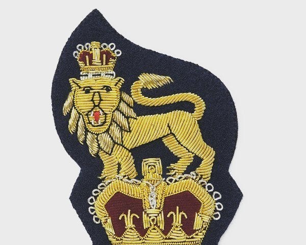 Blazer Crest – Embroidered Badges | Bullion Wire Blazer crests pocket ...