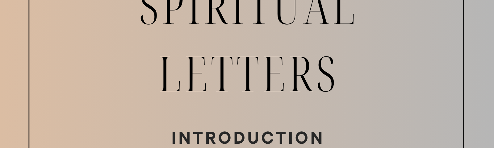 Archive of stories published by Spiritual Letters – Medium