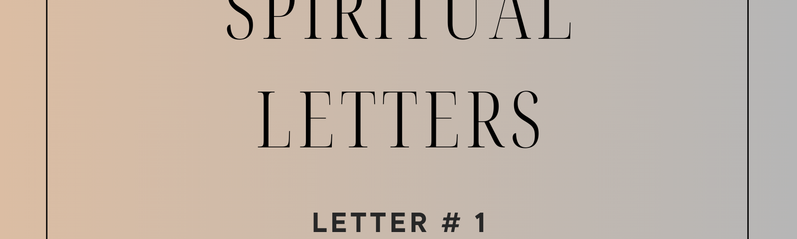 Archive of stories published by Spiritual Letters – Medium