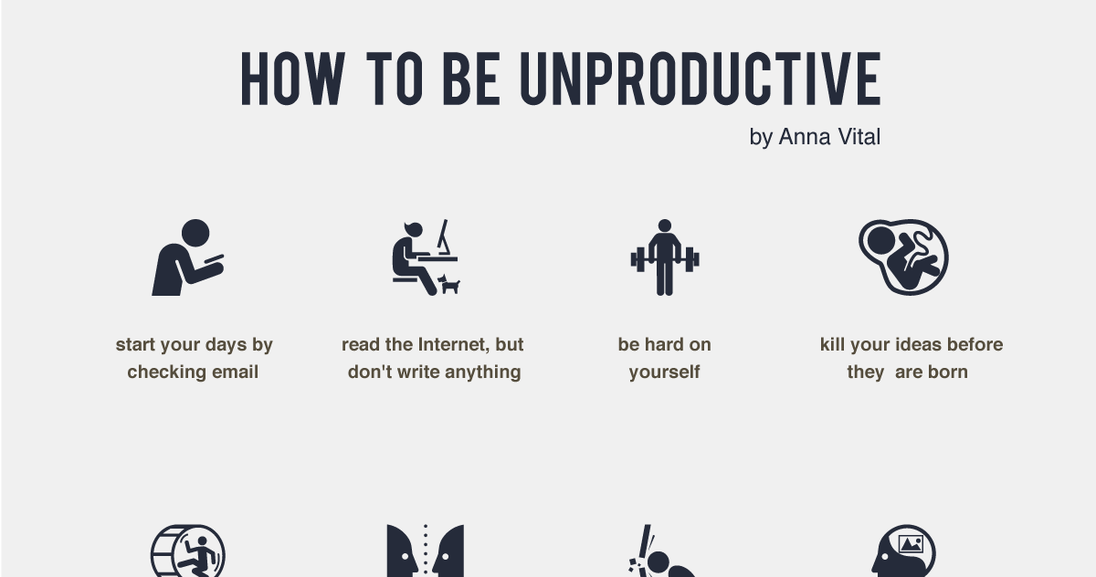 How to Be Unproductive – Adioma