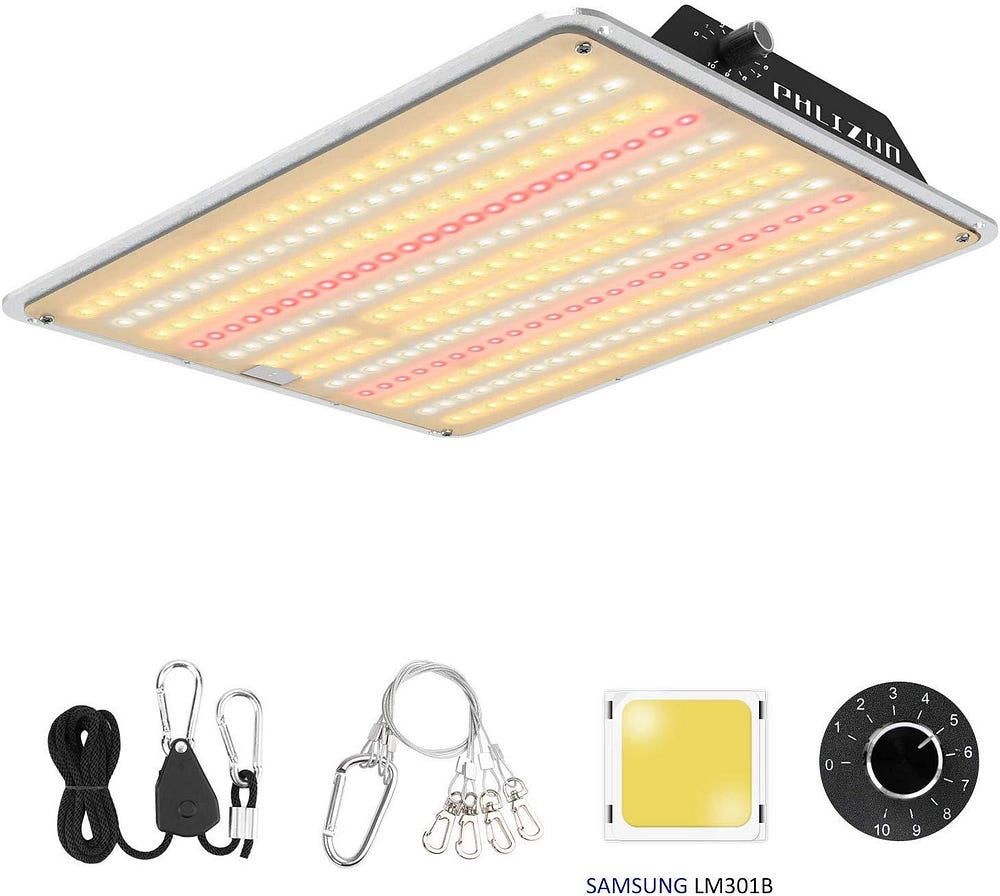 Phlizon Newest 1000 LED Grow Light VS UNIT FARM UF1000 LED grow light ...