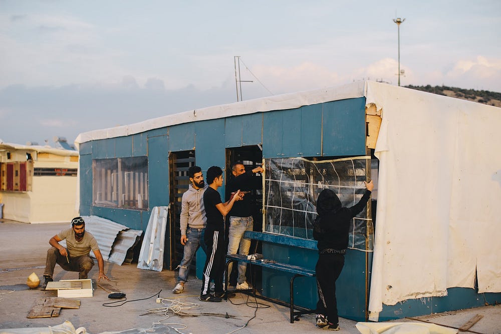In A Refugee Camp, Entrepreneurship Thrives In Isobox Containers ...