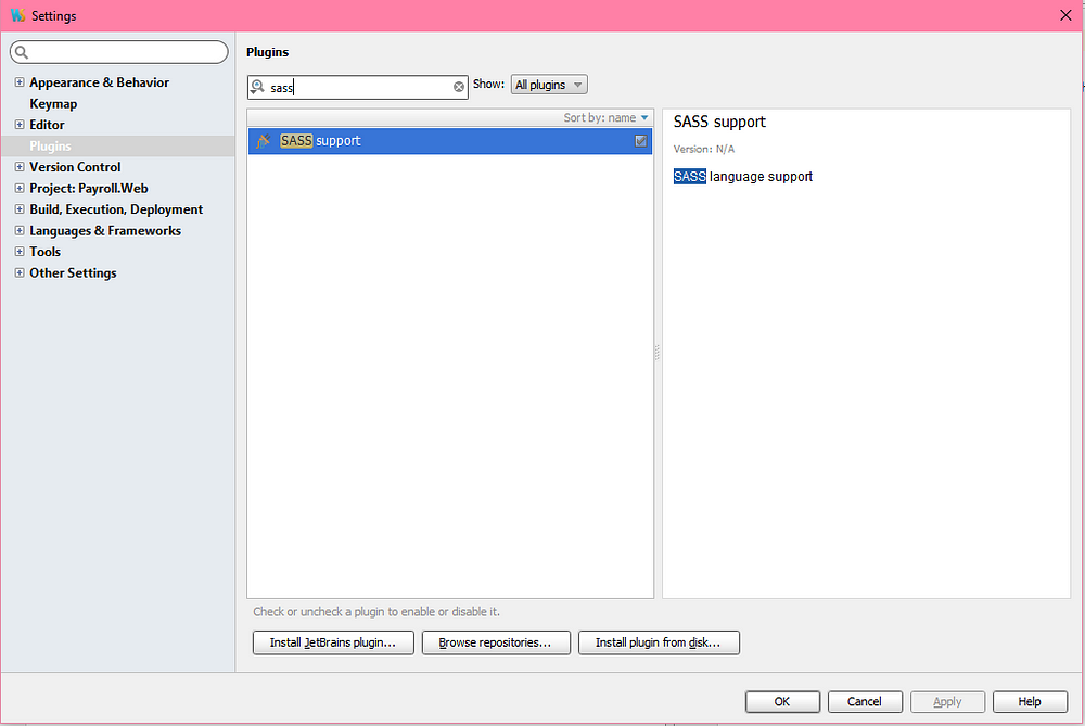 Transpiling Scsssass Files To Css Files In Webstorm
