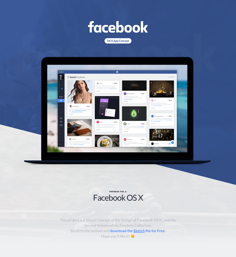 Facebook Redesign Concepts – Muzli -Design Inspiration
