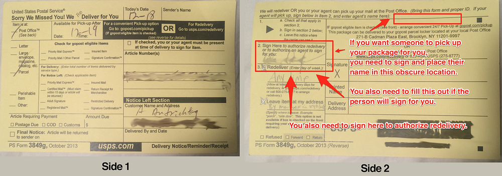 I redesigned the USPS package delivery slip. – The Startup – Medium