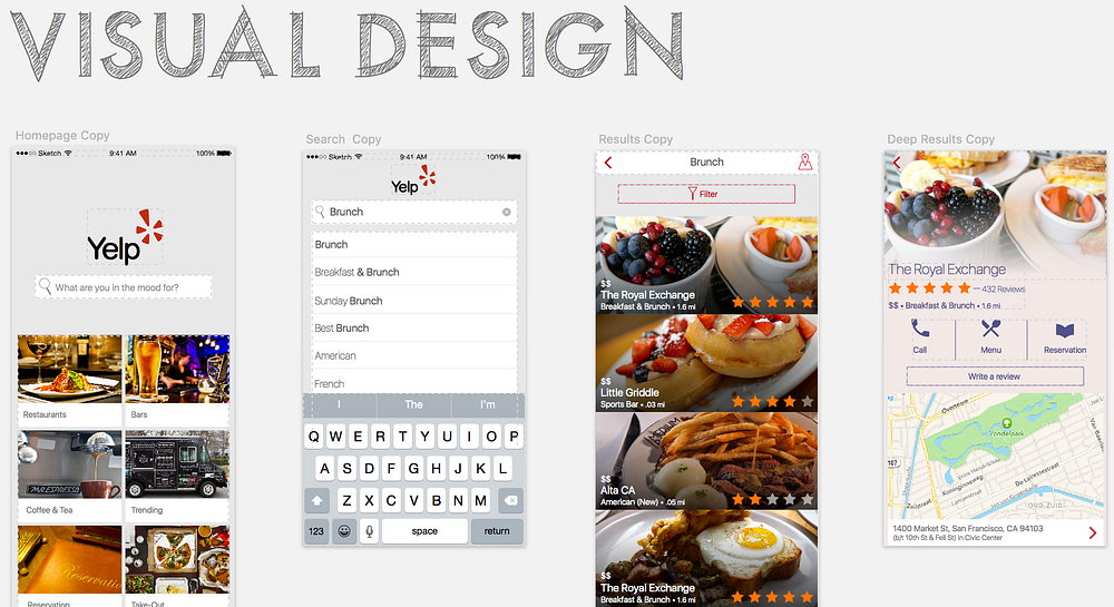 An Unsolicited App Redesign: Yelp – HH Design – Medium