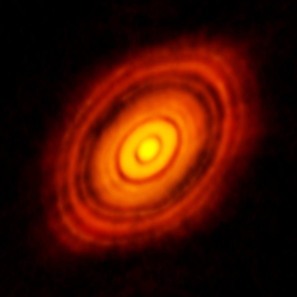 A New Stellar System In Formation: beginnings of planetary separation ...