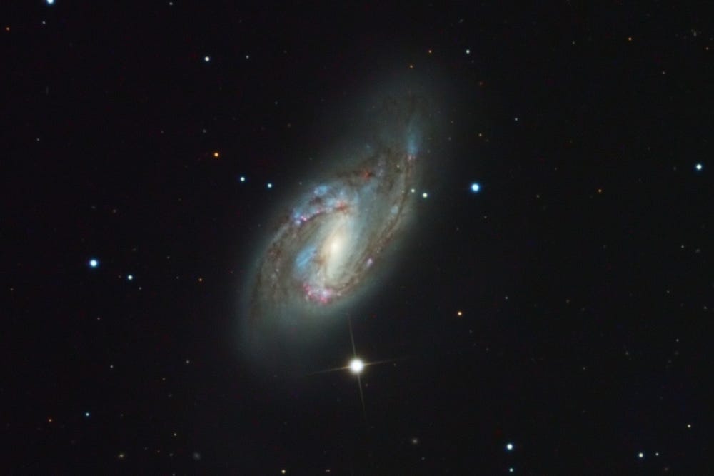 Messier Monday: The King of the Leo Triplet, M66 – Starts With A Bang ...