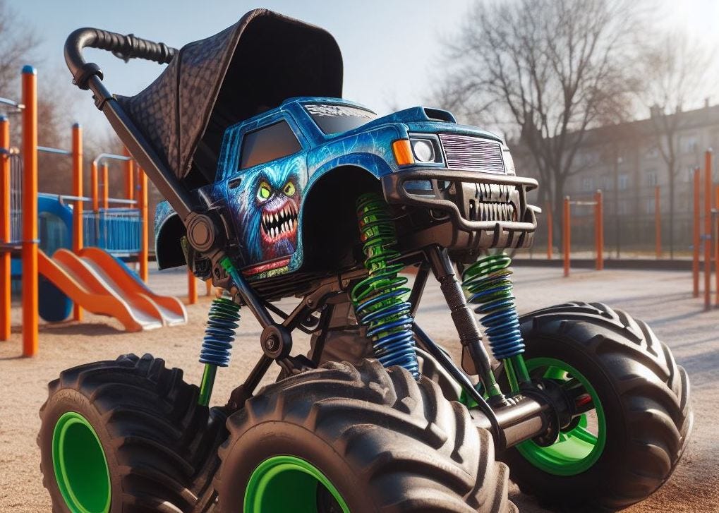 The ONLY stroller that Strucks!