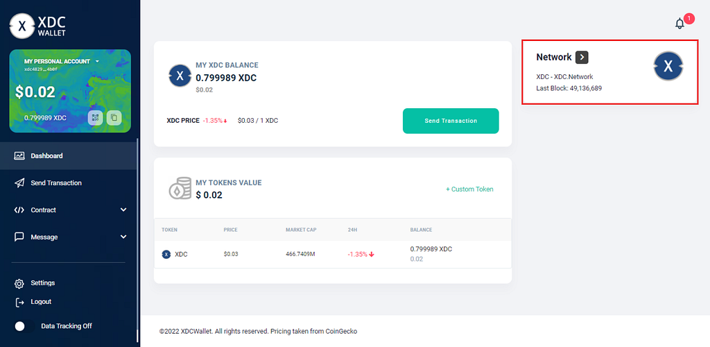 How To Use Your Ledger Nano S Plus Device With The XDC Web Wallet