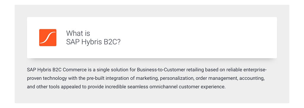 Why is SAP Hybris a leader in B2C commerce? - RunHybris.com