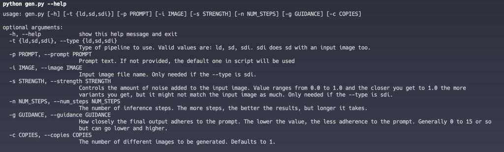 I figured out a more or less functional set up for running Stable Diffusion on my Apple M1 ...