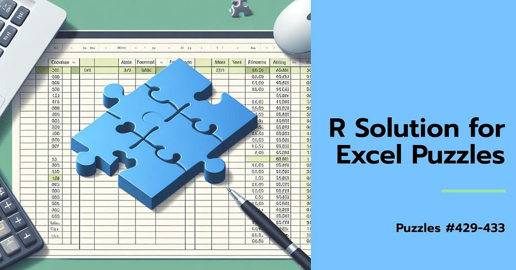 R Solution for Excel Puzzles | R-bloggers