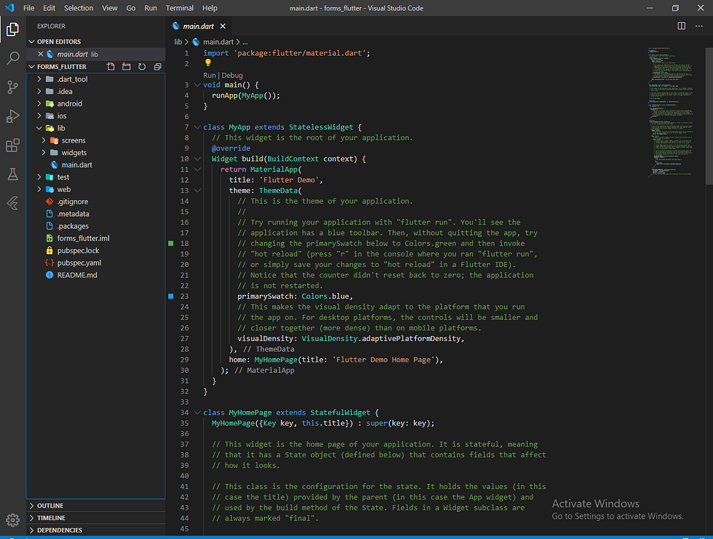 Forms and its validation in Flutter | LaptrinhX