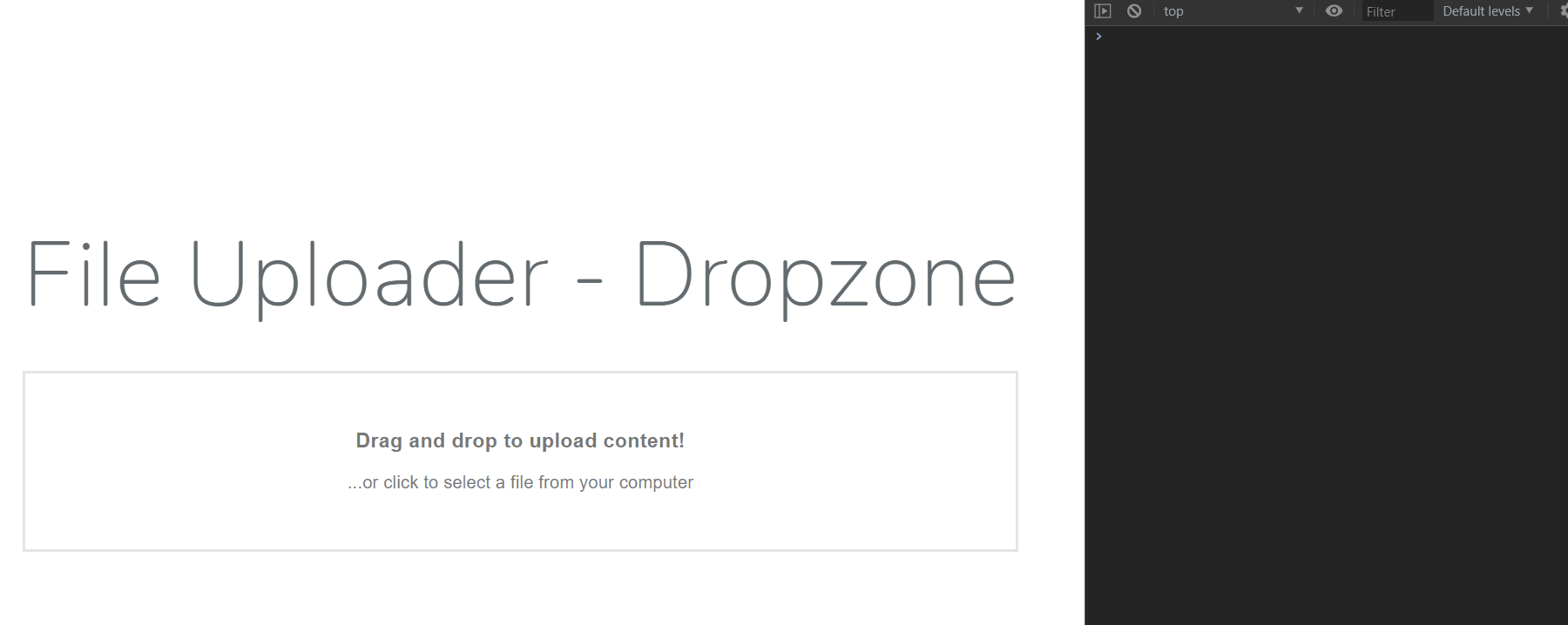 Drag And Drop File Uploader Using Dropzone Library And Vue Component — Laravel Laptrinhx 4202