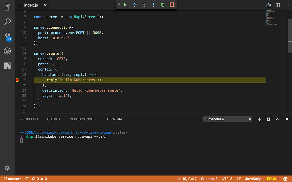 Node Js Development Workflow For Kubernetes Debugging