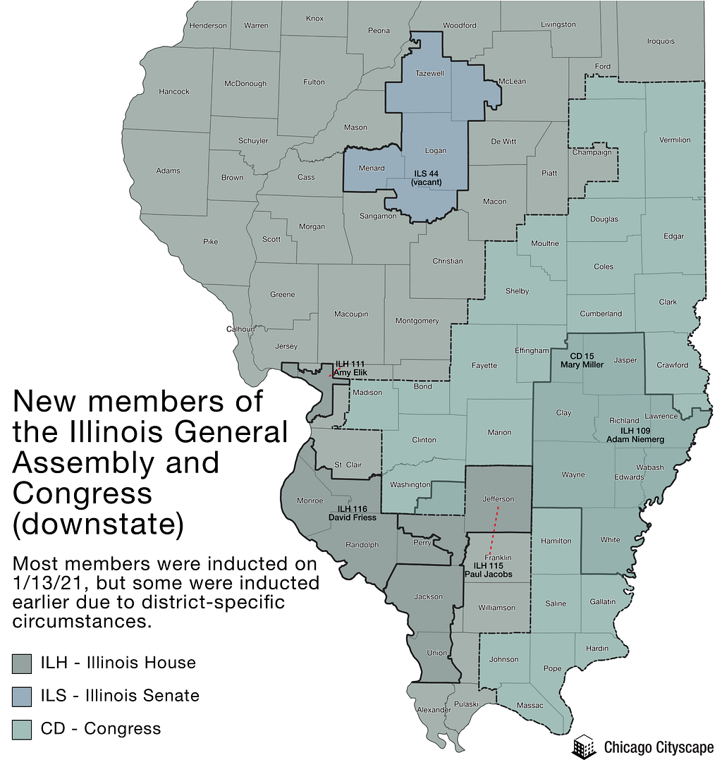 Cityscape maps updated to reflect new Illinois legislators - Chicago ...