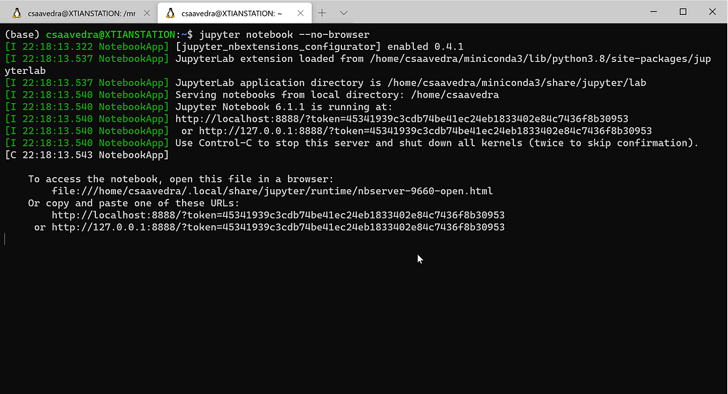 Jupyter Notebook Windows