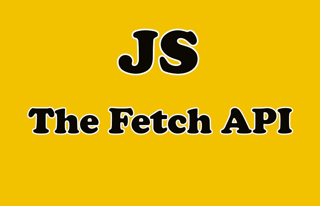 How To Fetch Data From An API In JavaScript LaptrinhX