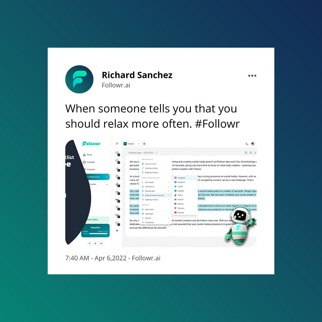 Followr - AI Social Media Management Platform