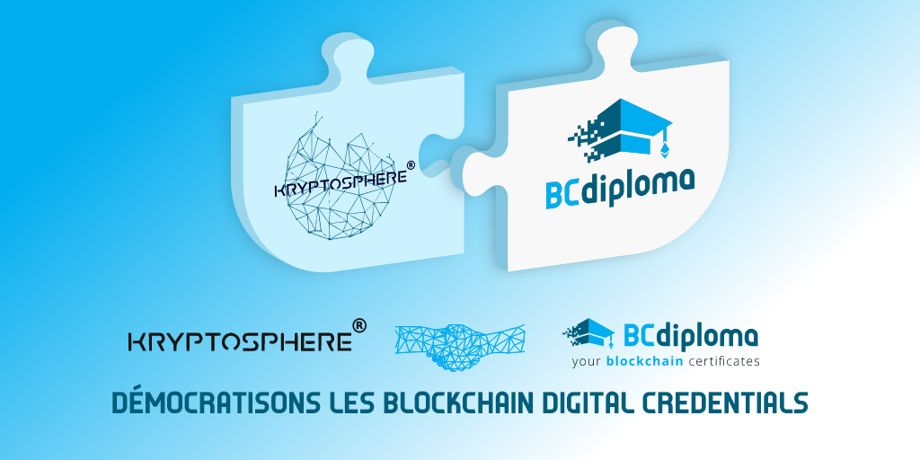 KryptoSphere et BCdiploma sont heureux d’annoncer leur partenariat. Ensemble, ils vont permettre ...