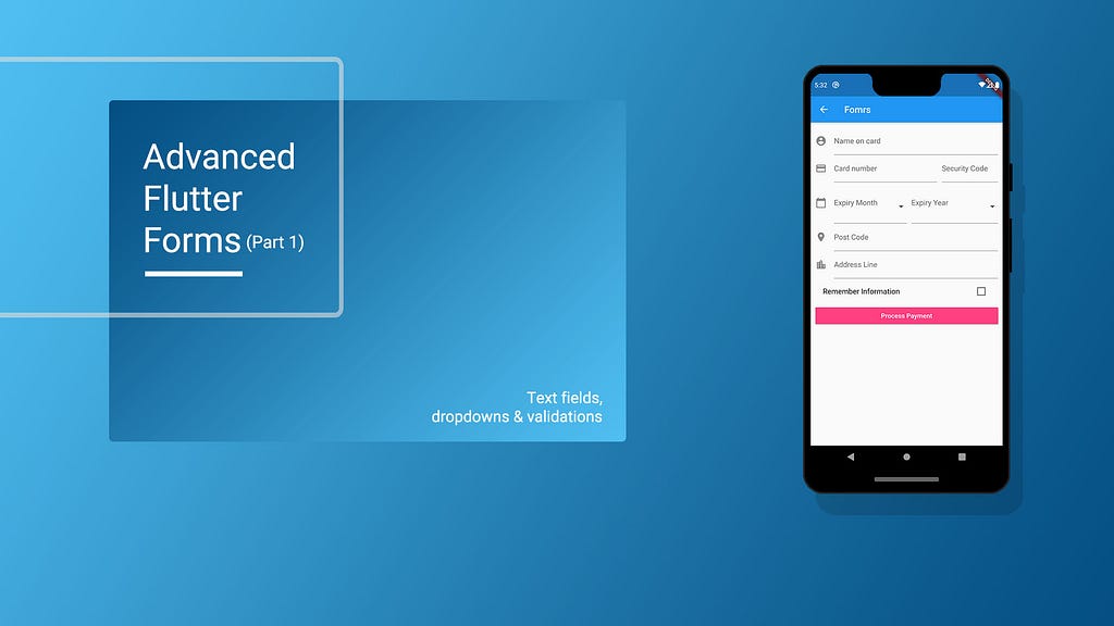 Advanced Flutter Forms part 1 LaptrinhX