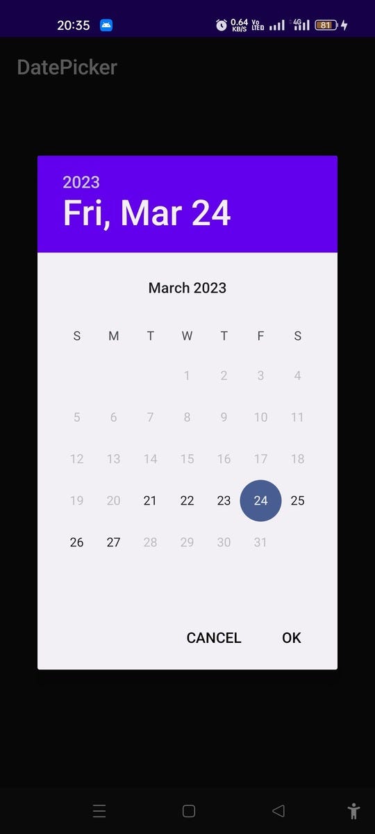 Quick and Easy: A Basic Guide to Implementing Date Picker in Android | by Muhammad Rizqi | Medium