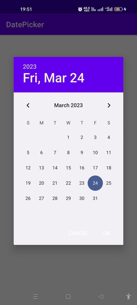 Quick and Easy: A Basic Guide to Implementing Date Picker in Android | by Muhammad Rizqi | Medium
