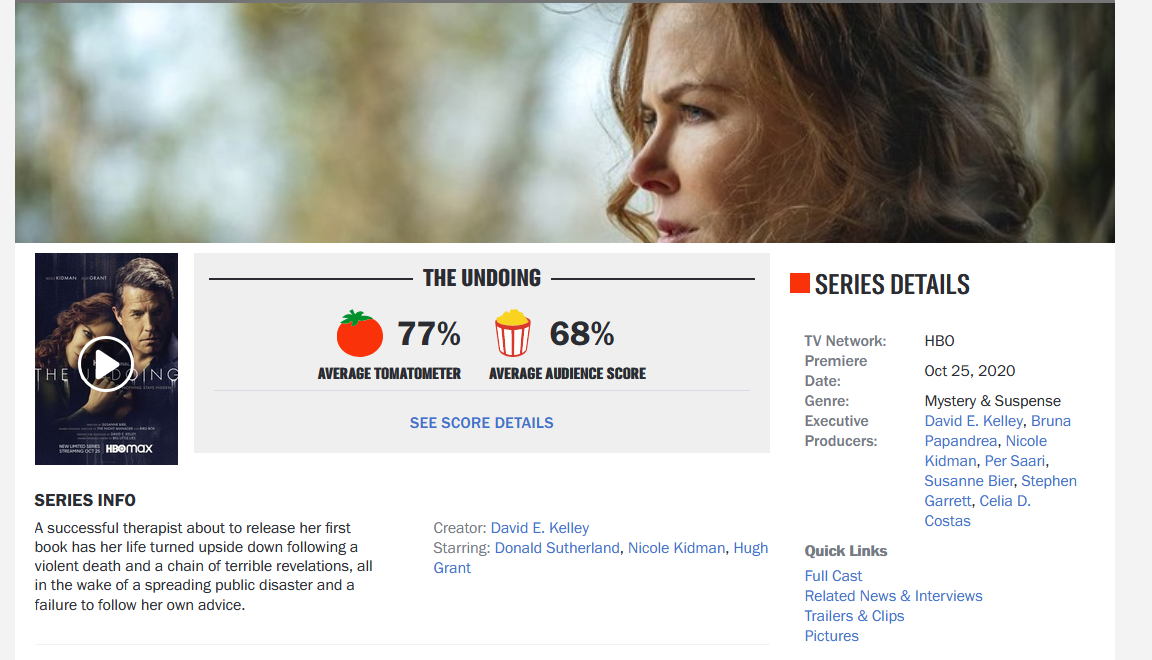 I really can’t believe how this turned out. This was one of the other magnum opus drama for HBO ...