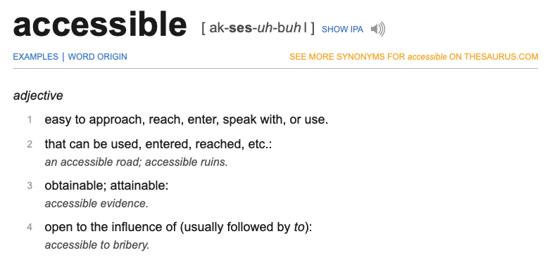 The Difference of Accessibility vs. Playability in Game Design