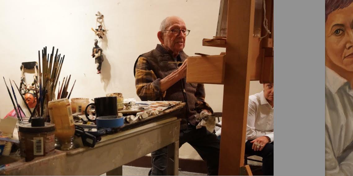 Musing: Sitting for a portrait by Philip Pearlstein