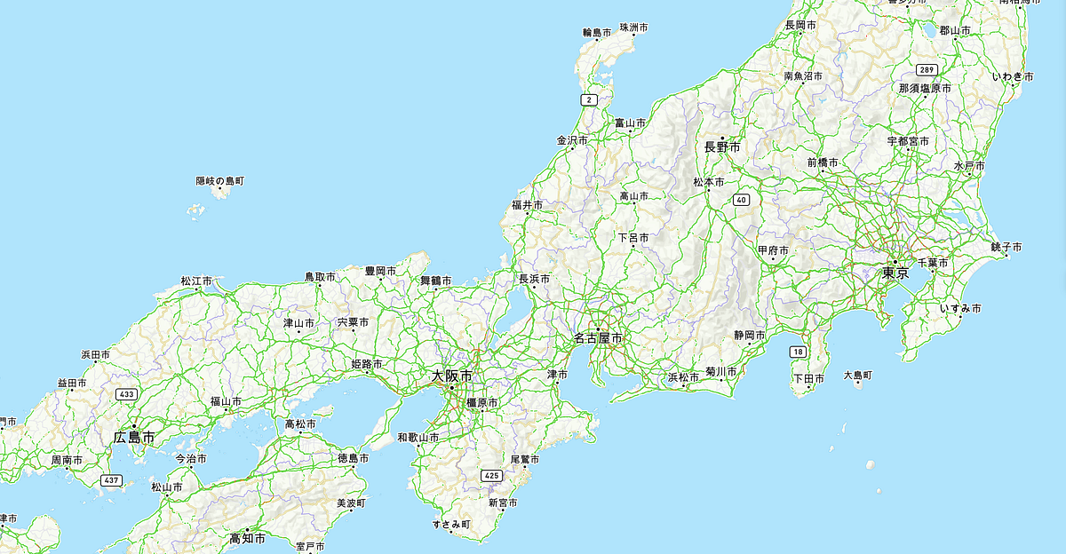Cartographic features for Japanese maps – Points of interest