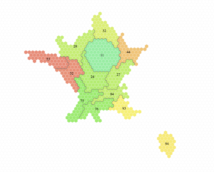 New from Tilegrams: make a hex map with France and Germany borders