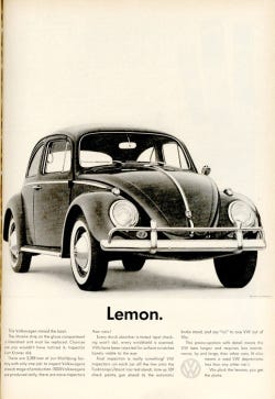 Bill Bernach changed the way advertising works, by what it countains ...