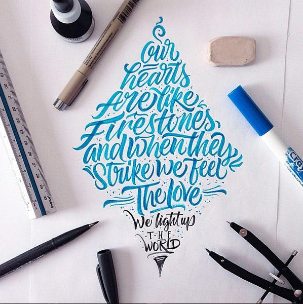 More Amazing Calligraphy by David Milan – From up North