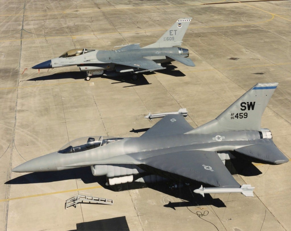 The Amazing Inflatable U.S. Air Force F-16 – War Is Boring – Medium