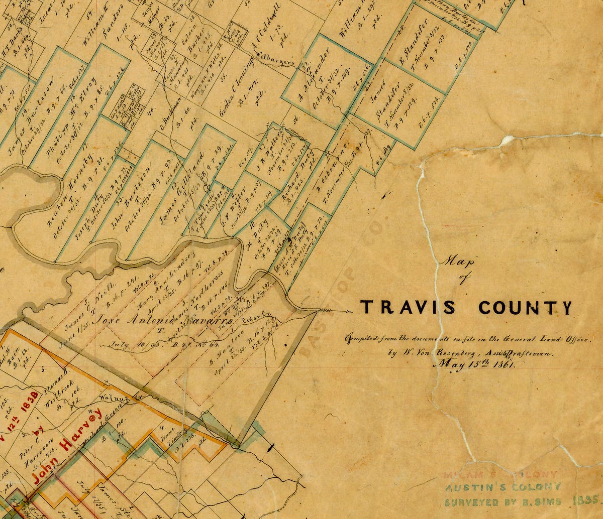 Travis County, 1861 By Wilhelm von Rosenberg – Save Texas History – Medium