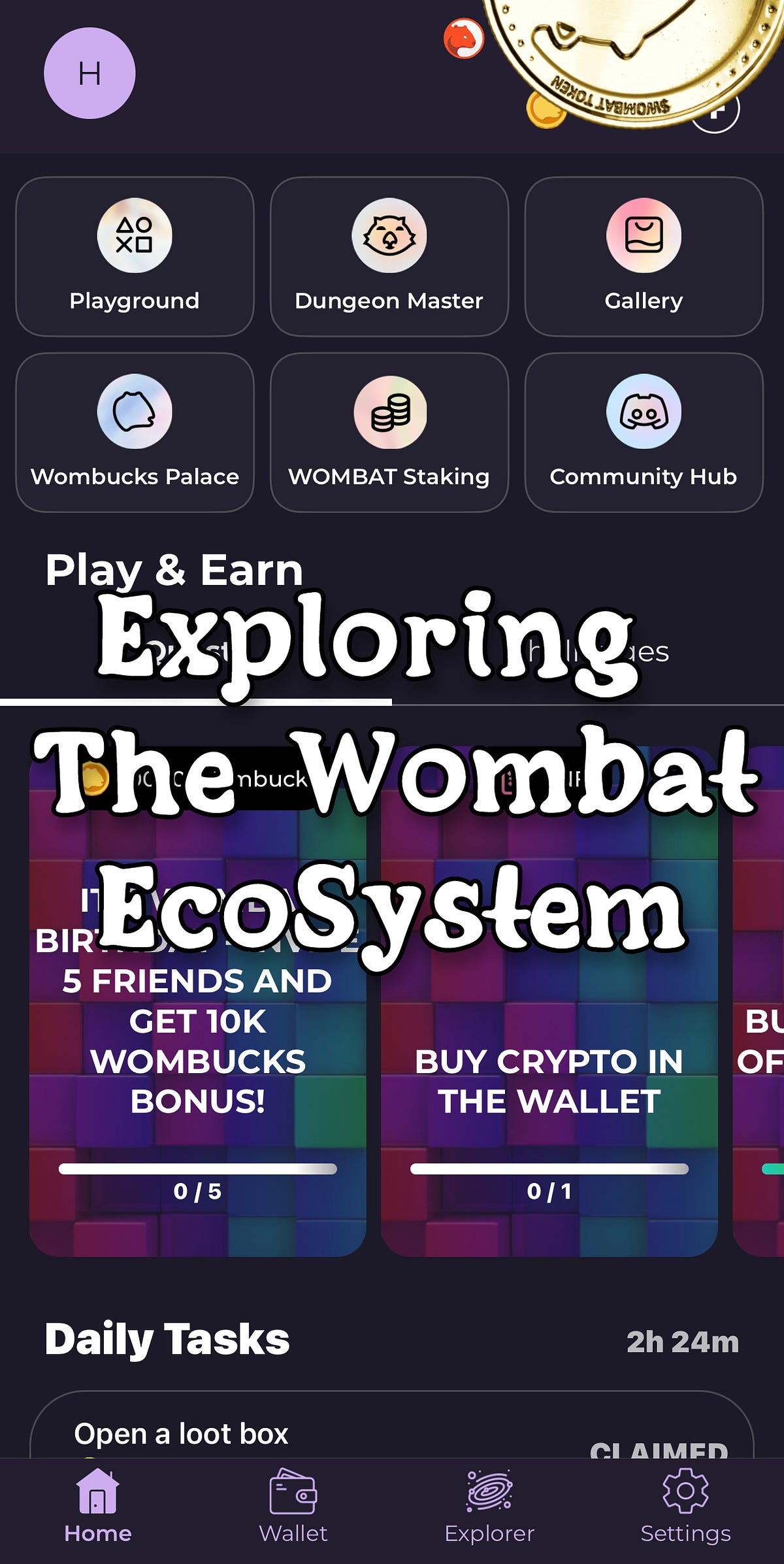 Wombat - Play-to-Earn Done Right🎮💰🔒