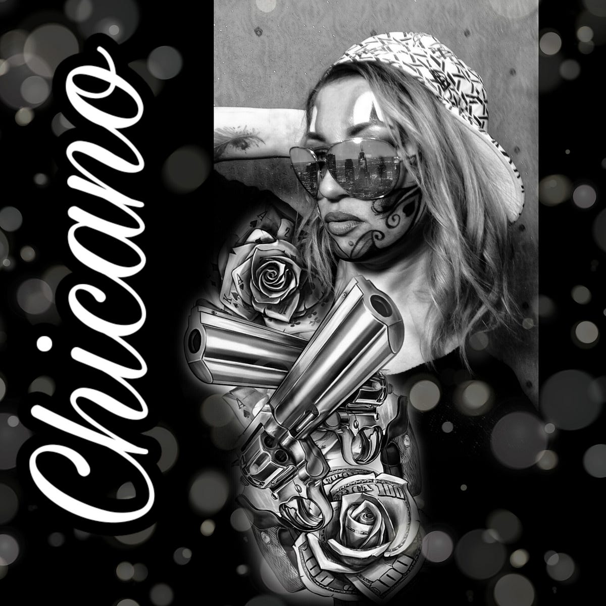 Chicano style makeup – Medium