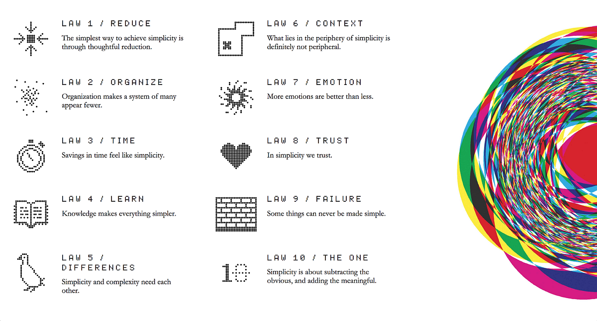 The laws of simplicity – UX Collective