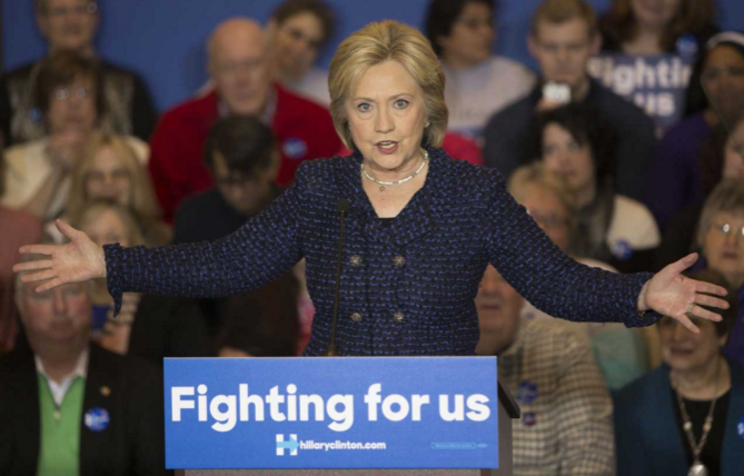 Hillary Clinton Introduces New Campaign Slogan: “No, We Can’t”