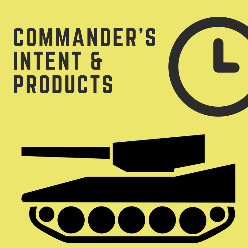 Commander’s Intent (CI) — Product Development – Mayur Macwan’s Blog