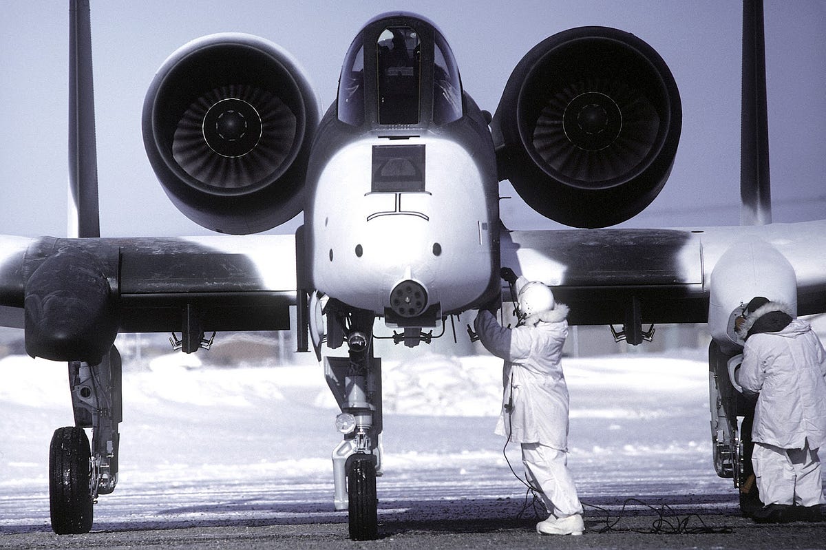 In 1982, Gorgeous A-10 ‘Snow Hogs’ Trained in Alaska