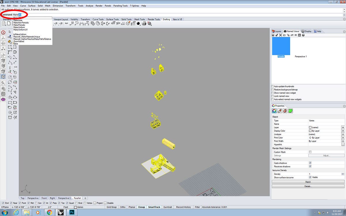 Exploded Axonometric Methods in Rhino – DPro – Medium
