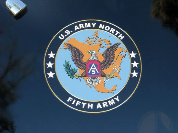 Why Is There a Mosque in U.S. Army North’s Insignia?