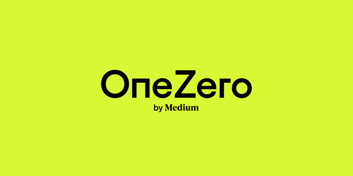 Welcome to OneZero – OneZero