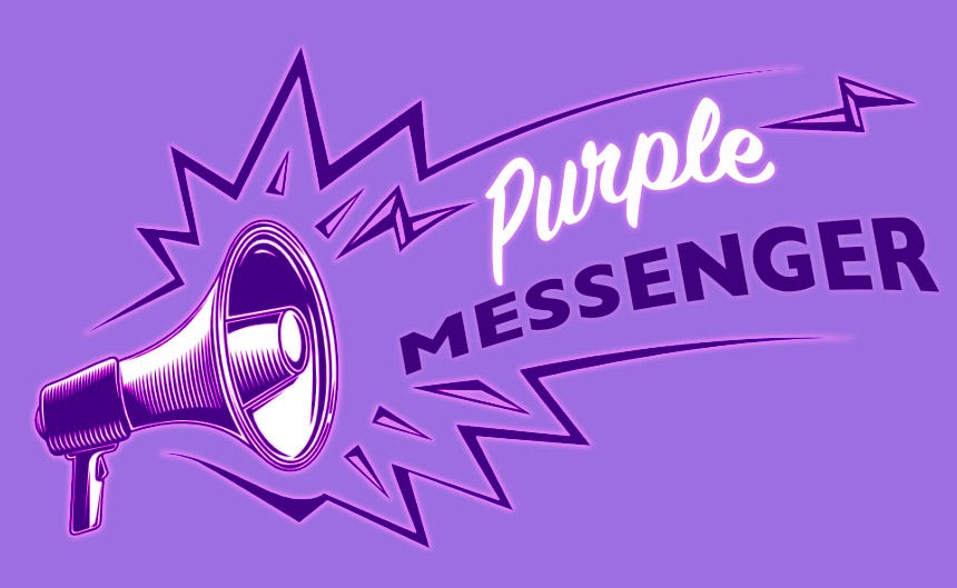Purple Messenger - Medium